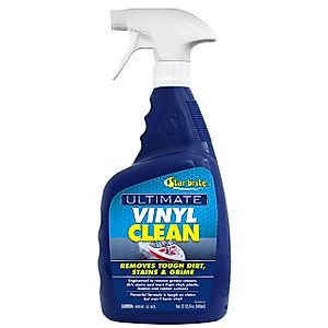 STAR BRITE Ultimate Vinyl Clean Spray - Multi-Surface Cleaner for Auto, RV, Home & Boat Upholstery - Vinyl, Rubber, Leather, Plastic + Interior & Exterior Trim - 32 OZ (096232)