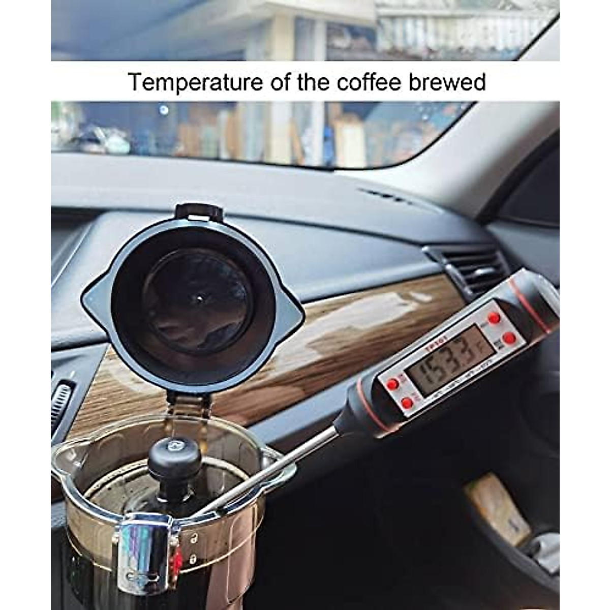 PAPA LONG Portable Single Serve Car Coffee Maker Brewer for Kcups Pod