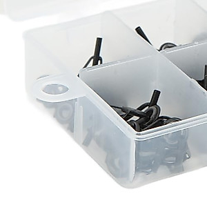 Fishing Rod Guides, 80PCS Fishing Rod Repair Kit Sea Heavy Duty Boat Fishing Rod Guides Top Tips