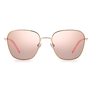 Fossil Women's Female Sunglass Style FOS 3117/S Square, Red Gold/Rose Gold Multilayer, 52mm, 19mm