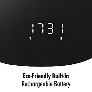 ZWILLING Enfinigy Digital Kitchen Food Scale, Max weight 22lbs, Grams & Ounces, .1-gram Accuracy, Black