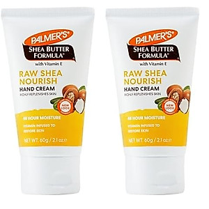 Palmer's Shea Formula Raw Shea Hand Cream with Vitamin E, 2.1 Ounce (Pack of 2)