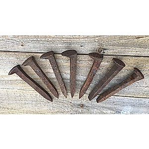 Steel Railroad Spikes. Set of 7