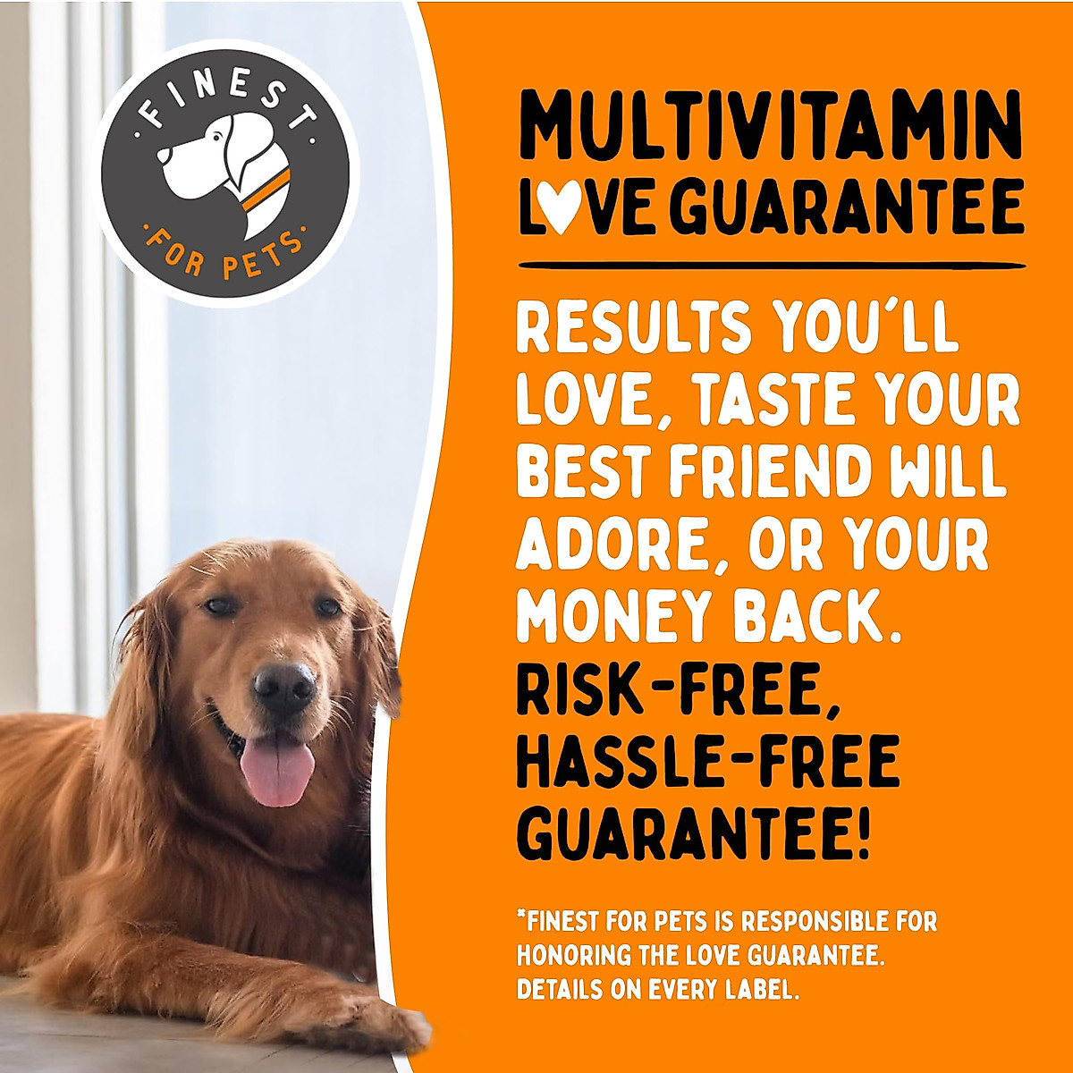 Dog Multivitamin Chewable Treats - Pet Vitamins and Supplement, 10-in-1 Multivitamin for Dogs, Supports Joints, Hip, Bowel, Muscle Health, with Glucosamine and Omega Fish Oil (120 Chews)