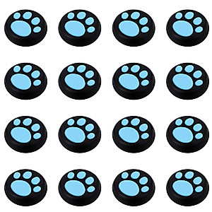 16pcs Rocker Cap Cat Claw Joystick Cases Nonslip Joystick Covers Silicone Joystick Cases Lovely Protection Covers Adorable Joystick Covers Wear-Resistant Joystick Caps