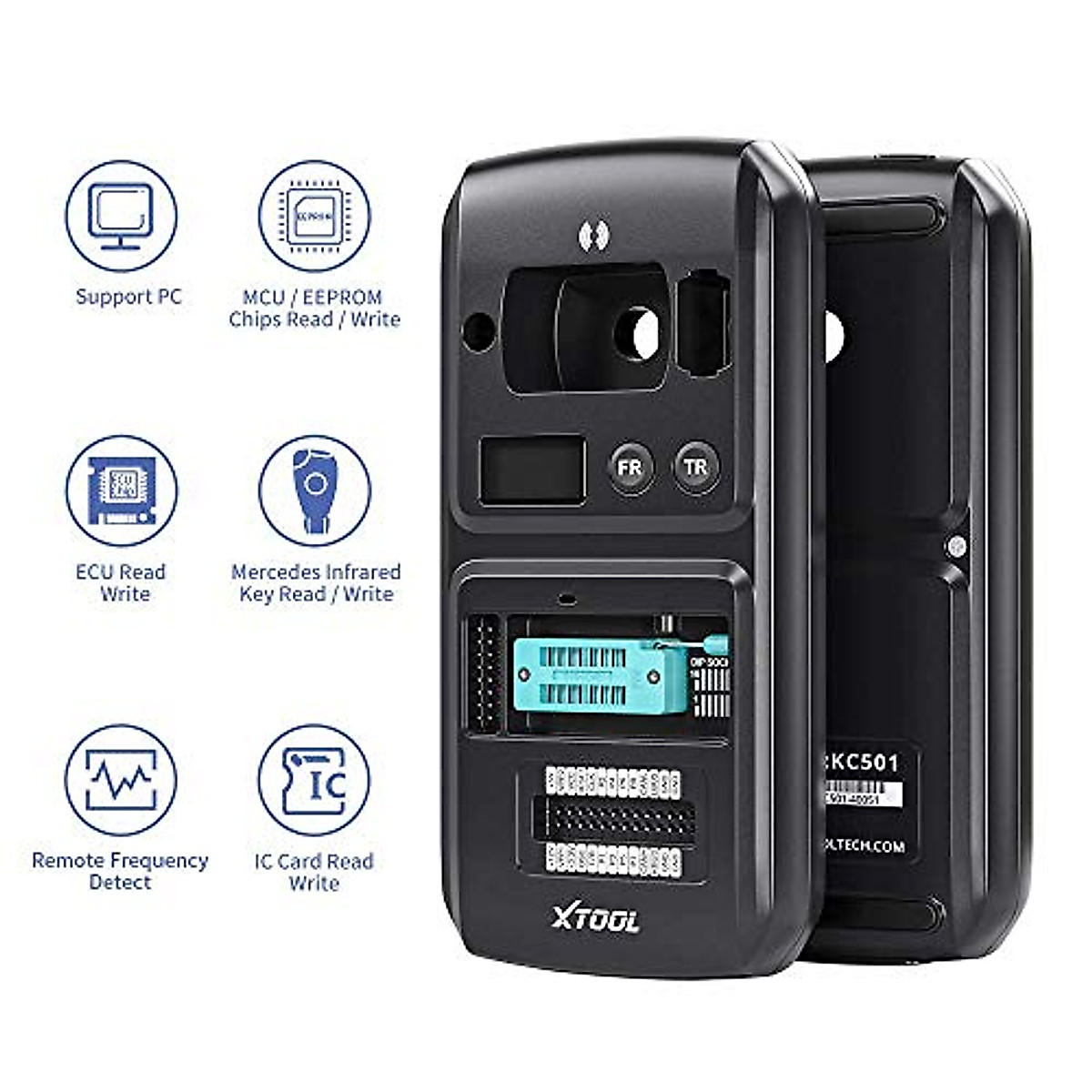 XTOOL KC501 Key and Chip Programmer Read and Write EEPROM ECU MCU Infrared Key Work for Benz Must with X100 Pad3