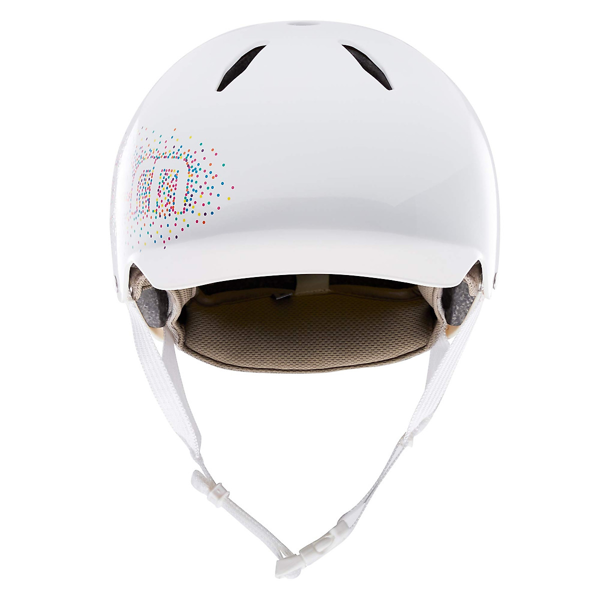 BERN, Summer Bandito EPS Helmet, MIPS Gloss White Confetti, M/L