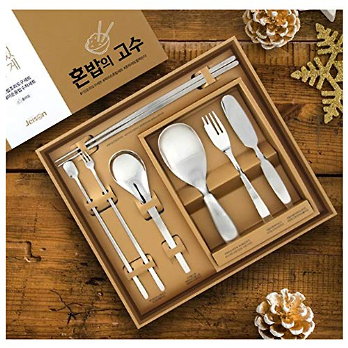 JEISON Indoor Stainless Material Kitchenware Meal Utensils Kitchen Tool Set 7P