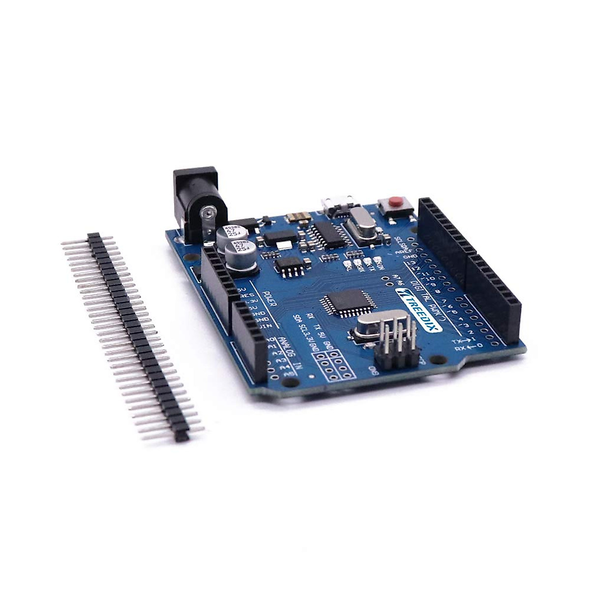 Treedix 2 pcs ATmega328P CH340 Development Board Micro USB Interface Compatible with UNO R3 Board Projects Compatible with Arduino Starter