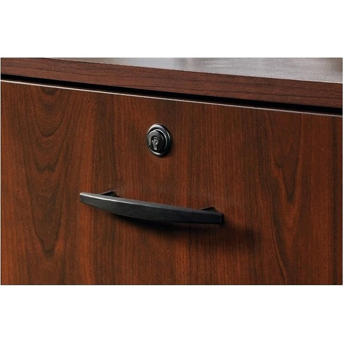 BOWERY HILL 2 Drawer Transitional File Cabinet in Classic Cherry