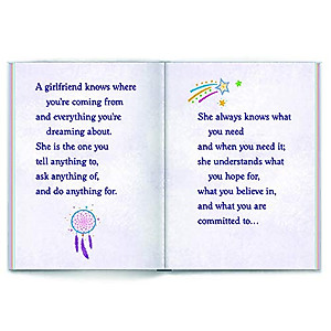 Blue Mountain Arts Little Keepsake Book"A Girlfriend Is a Sister You Choose" 4 x 3 in. Perfect Sentimental Pocket-Sized Gift Book for Women's Friendship, Birthday, or"Thinking of You"