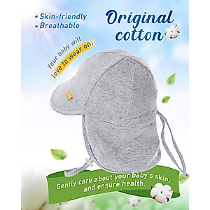 FURTALK Baby Sun Hat UPF 50+ UV Ray Sun Protection Cotton Toddler Hats for Boys Girls