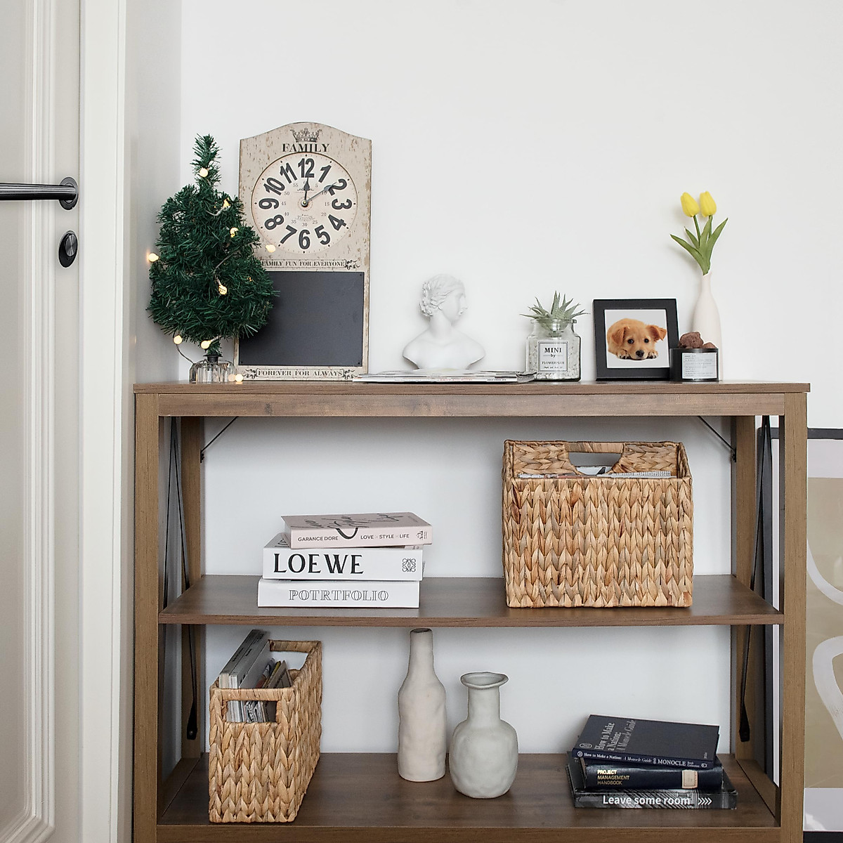 StorageWorks Water Hyacinth Storage Baskets