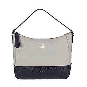 Kate Spade Southport Ave Cathy Leather Hobo Bag, Clocktower/Black
