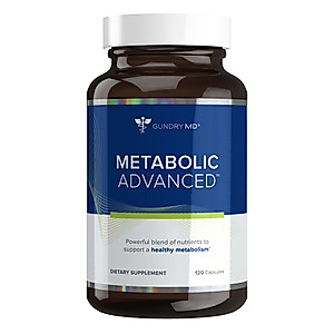 Gundry MD® Metabolic Advanced Nutrient Blend with Berberine to Support Healthy Metabolism, 120 Count