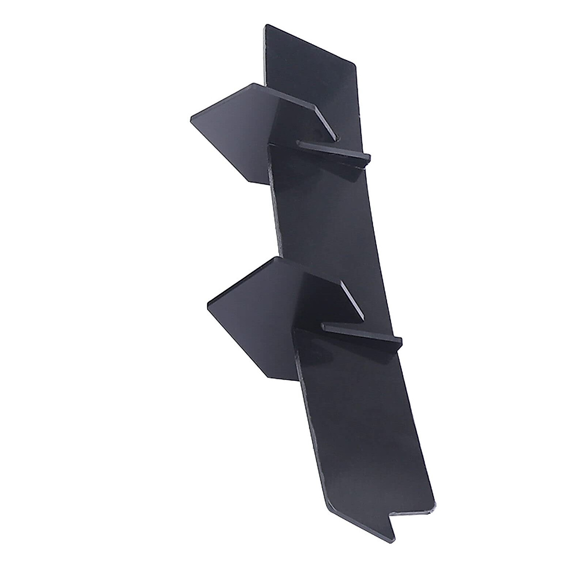 TQSHOoP Glossy Black Rear Diffuser & Rear Side Splitters Set Compatible with Ford Mustang 2018 2019 2020 2021, Black Rear Lower Bumper Lip Diffuser