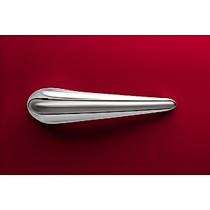 iio Retro Refrigerator With Bottom Freezer - Full Size 24 Inch Wide 11 Cu Ft - Frost Free, Fast Cool, 360° Multiflow Cooling, Space Saving, Environmentally Friendly (Right Hinge, Wine Red)