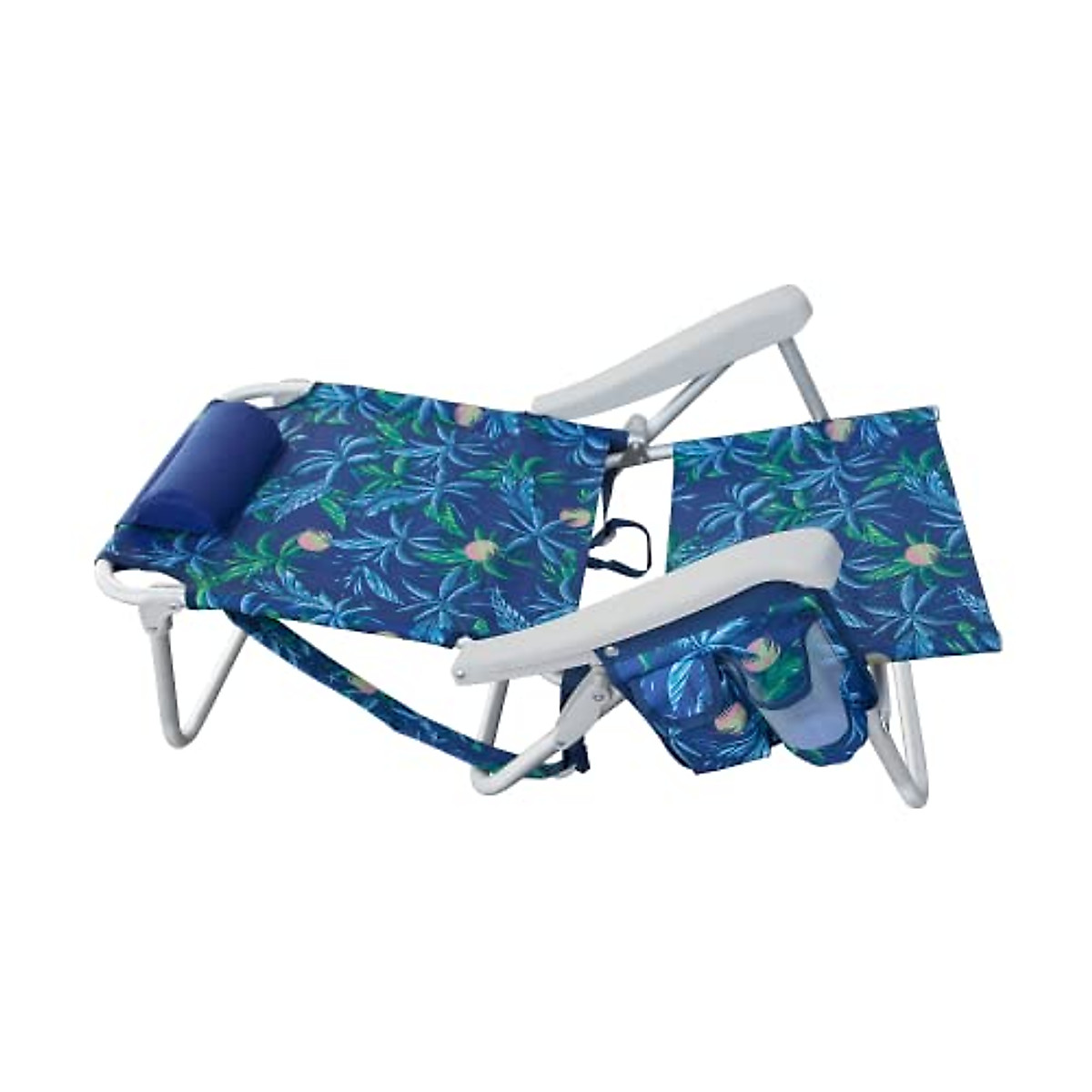 Hurley Deluxe Backpack Outdoor Chair, One Size, Lightweight, Alloy Steel, Blue