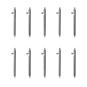 Aladrs Quick Release Spring Bar Compatible for Samsung Galaxy Watch 5/5 Pro/Galaxy Watch 4/4 Classic/Galaxy Watch Active 2 (40mm 44mm) / Galaxy Watch 3 41mm Watch Pins (20mm x 1.5mm, 10-Pack)