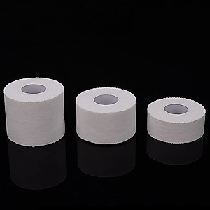 10M Length 50/38/25mm Cotton White Medical Tape Sport Binding Physio Muscle Elastic Bandage Strain Injury Support-50mm x 10m