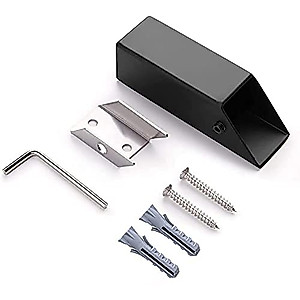 YJ YANJUN Black Towel Hook Set of 2-304 Stainless Steel Robe Hook Modern Bathroom Door Hook Wall Mounted Coat Hook for Wall Clothes Hat Bag Hanger Black Bathroom Accessories