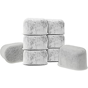 PureWater Filters Replacement Water Filter Cartridge, Charcoal Activated, Set of 8