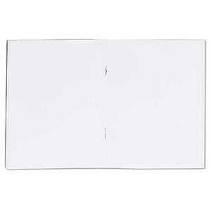 48 Pack Mini Blank Notebooks Bulk, Unlined Kraft Paper Sketchbook Journals for Kids, Students, Drawing, Writing (4.3 x 5.6 In, 24 Sheets Each)