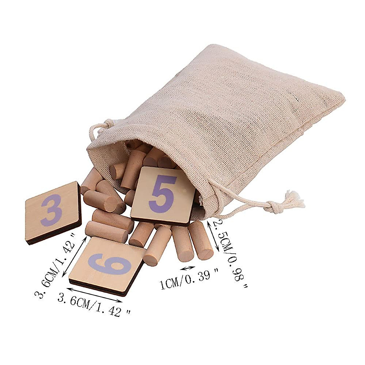 Kghios Peg Number Board for Toddlers,Montessori Math Materials Toys for Toddlers,Baby Counting Teaching Toy, Preschool Materials for 3 4 5 Year Old Boys & Girls Learning & Educational Toys