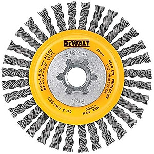 DEWALT DW49201 5-Inch by 5/8-Inch-11 HP .020 Carbon Stringer Wire Wheel