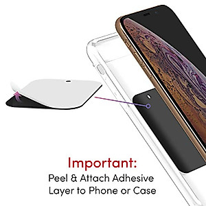 TALK WORKS Vehicle Air Vent Magnetic Car Mount Cell Phone Holder Compatible w/ iPhone 13/Pro/Pro Max, 14/Plus/Pro/Pro Max, 11/Pro/Max, XR, XS/Max, X, 8, 7, 6, SE, Android for Samsung Galaxy (Black)