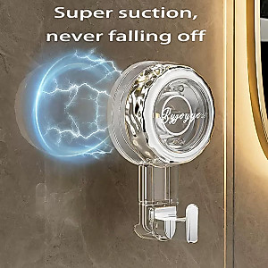 Zivdanfu 2PCS Suction Cup Hooks,Shower Wall Suction Cup Hangers Removable Reusable Window Glass Door Suction Holder for Bathroom Kitchen Decor，Easy to Install and Remove Waterproof Wall Hooks