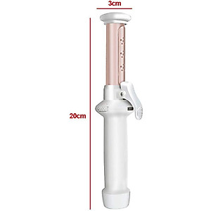 Mini Cordless Curling Iron, 30W, 2 in 1 USB Rechargeable Ceramic Hair Curling Wand Travel Hair Straightener Curler for Hair Styling, Wet and Dry Use