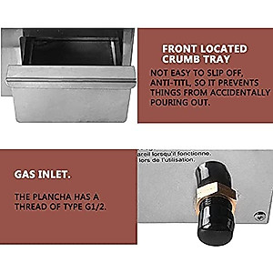 Practical Household BBQ 3 Burners 7500W Garden Outdoor Steel Enameled Cast Iron Grill Picnic Machine, lsxysp