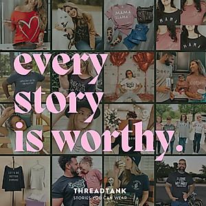 Thread Tank Simply Heart Love Slouchy Sweatshirt for Women, Fun and Casual Pullover, Valentines Day Idea Red