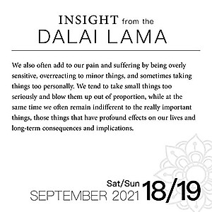 Insight from the Dalai Lama 2021 Day-to-Day Calendar