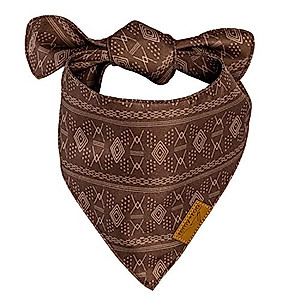 Remy+Roo Dog Bandanas - 4 Pack | Ryan Set | Premium Durable Fabric | Unique Shape | Adjustable Fit | Multiple Sizes Offered (Large)