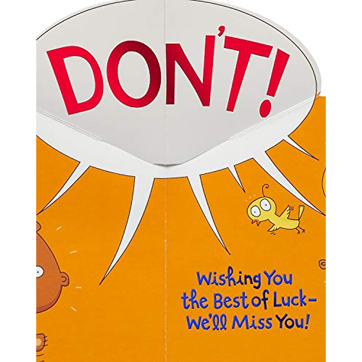 American Greetings Funny Goodbye Card (Don't Leave)