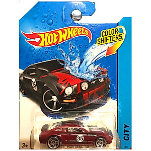 Hot Wheels Color Shifters 2005 Mustang GT Red to Black