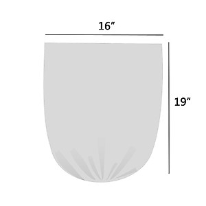 Dehouse 1.5 Gallon Clear Small Trash Bag, 225 Counts, F