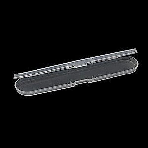 Tighall 5PCS Plastic Acne Needle Storage Box Ear Wax Pick Case Digital Thermometer Storage Case Containers Thermometer Case Portable Orginizer Case for Beauty Tool Ear Pick Brush Craft(Transparent)