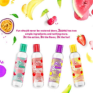 ID Lubricants 80340: 3Some Passion Fruit Water-Based Lube
