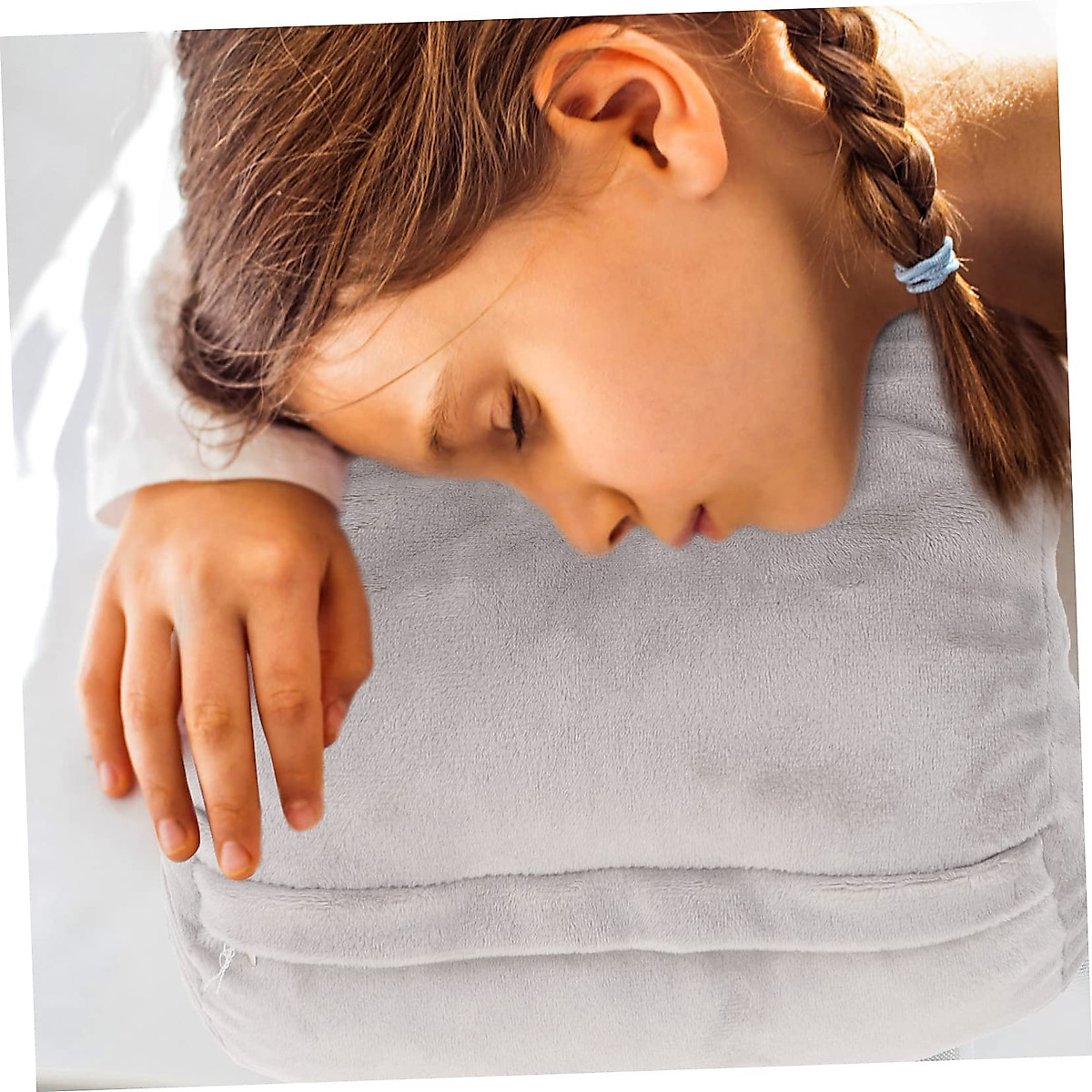 Tofficu Office Tummy Pillow Travel Neck Pillows for Airplanes Airplane Pillow Donut Pillow Headrest Face Cushion Desk Napping Pillow Office Cushion Donut Pillow for Ear Portable Pillow