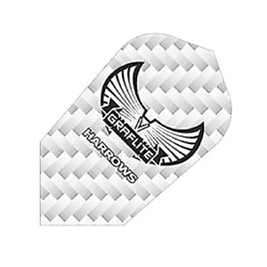 US Darts 3 Sets (9 Flights) HARROWS GRAFLITE Dart Flights Silver Grey Slim