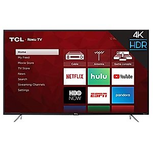 TCL 65" Class 4-Series 4K UHD HDR Roku 2017 Smart TV - 65S405