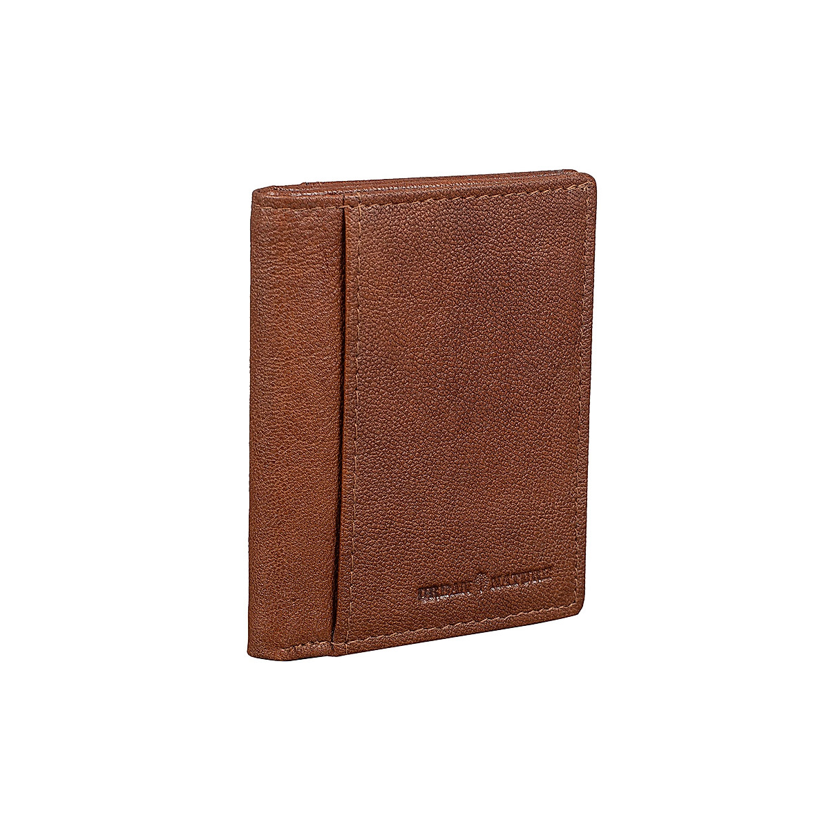 Urban Nature Tan Genuine Leather RFID Protected Slim Billfold Business Card holder Minimalist Wallet