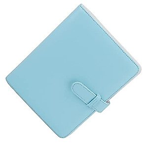 3-inch Photo Album, 256-pocket Waterproof Photo Album for Tickets Business Card (Blue)