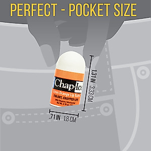 Chap-Ice® | 12-Count Assorted Mini Lip Balm Pack & 1 Lip Balm Keychain with Swivel Clip | Made in USA | 4 Flavors - Cherry, Citrus Orange, Kiwi Lime, & Beeswax (0.10oz/3g Each)