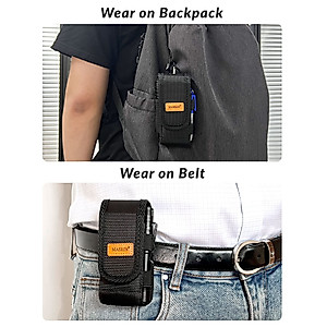 Multitool Sheath-EDC Pouch,Multi Tool Holster for Belt,Small Tactical Tool Pouch Accessories,Organizer Sheath Compatible with Multi Tool Case with Leather Logo and Belt Clip for Man