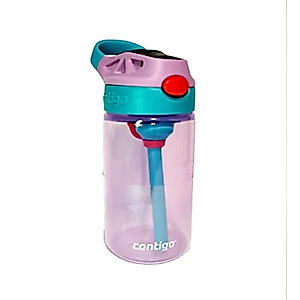 Contigo Kids Water Bottle, 14 oz with Autospout Technology – Spill Proof, Easy-Clean Lid Design – Ages 3 Plus, Top Rack Dishwasher Safe – Grape Sorbet