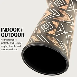 Meinl Percussion Djembe Hand Drum Circle Instrument with Synthetic Shell and Head, Alpine Series — NOT Made in China — Easy Tuning, 2-Year Warranty (ADJ12-KA)